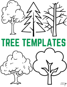 Free Printable Tree Templates - Crafty Morning