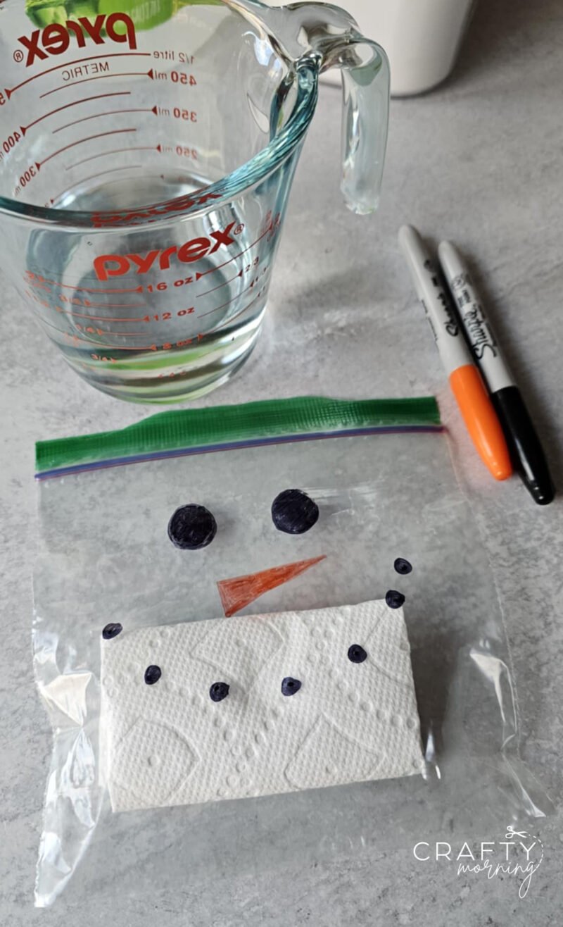 Exploding Snowman Experiment - Crafty Morning