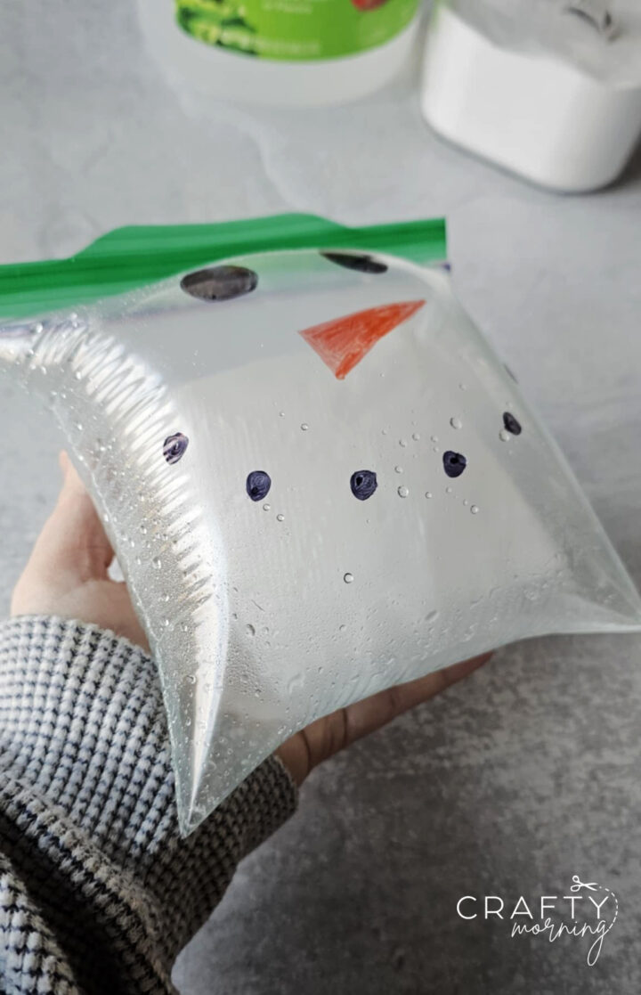Exploding Snowman Experiment - Crafty Morning