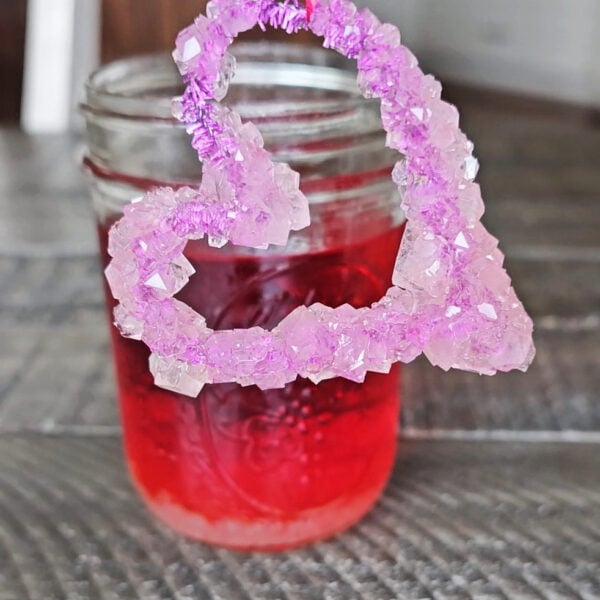 Borax Crystal Hearts for Valentine's Day - Crafty Morning