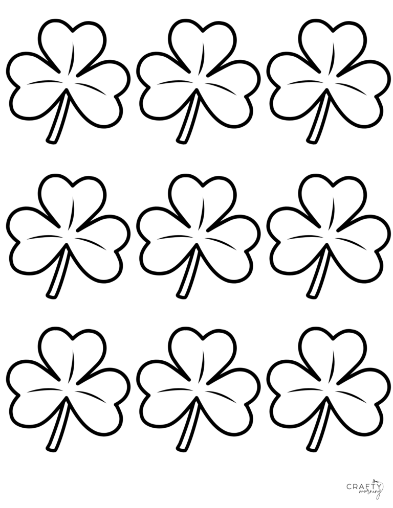 Shamrock Templates to Print - Crafty Morning