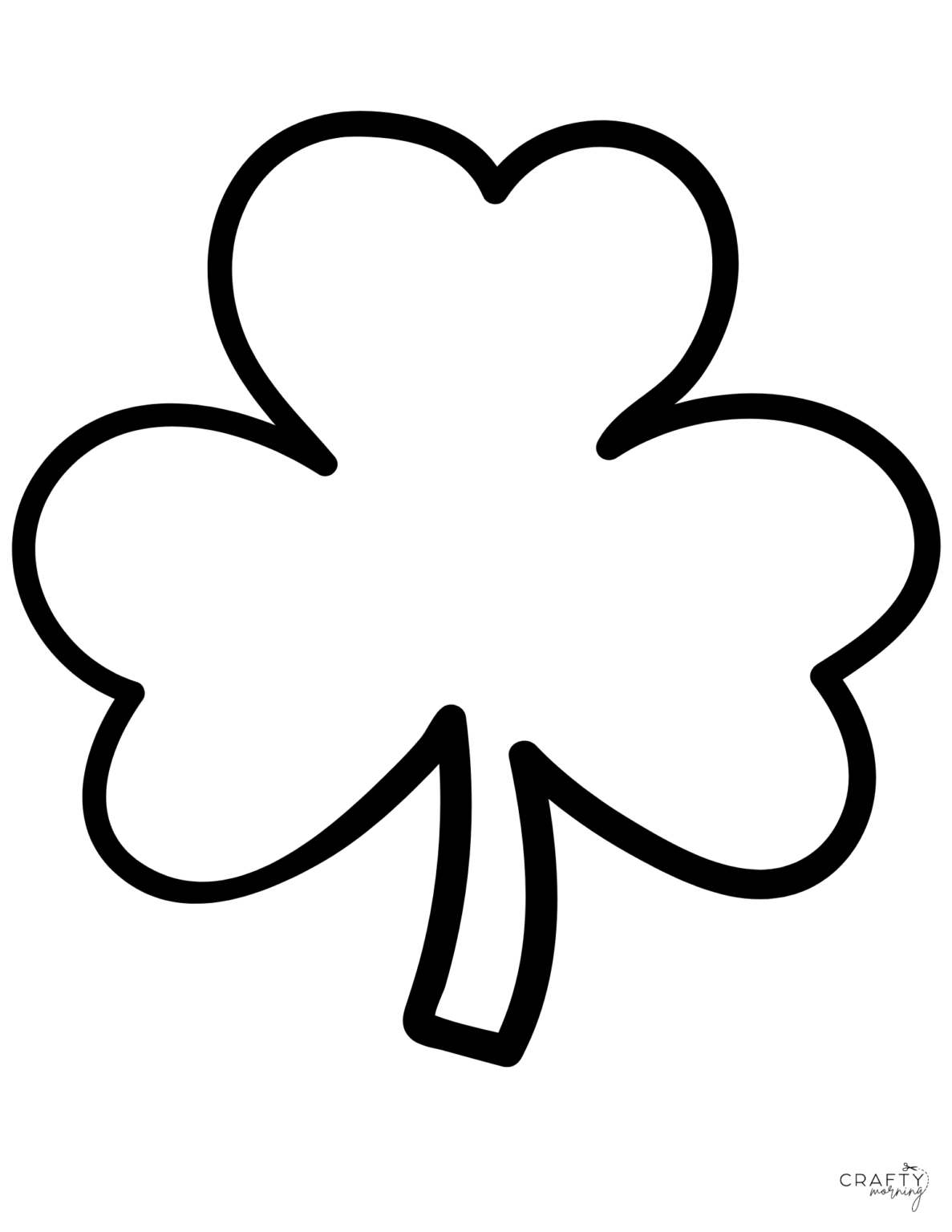 Shamrock Templates to Print - Crafty Morning