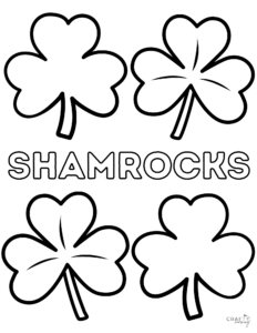 Free St. Patrick's Day Coloring Pages - Crafty Morning