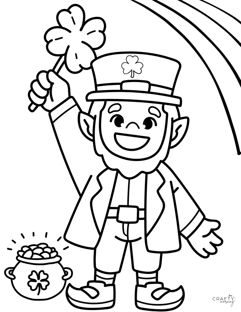 Free St. Patrick's Day Coloring Pages - Crafty Morning