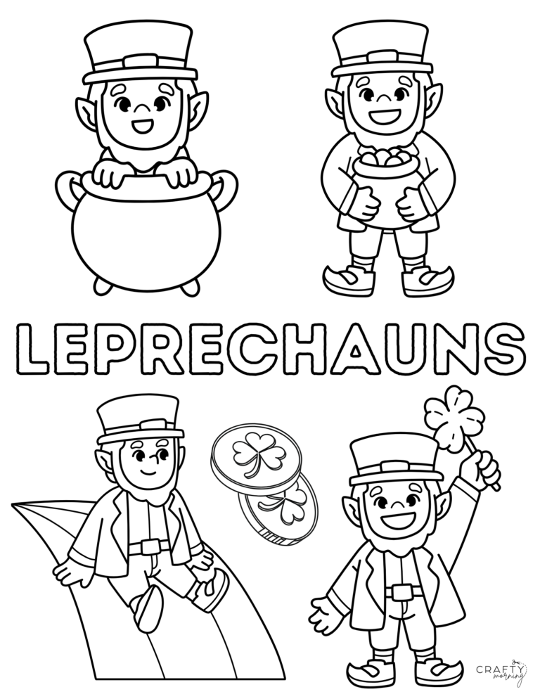 Free St. Patrick's Day Coloring Pages - Crafty Morning