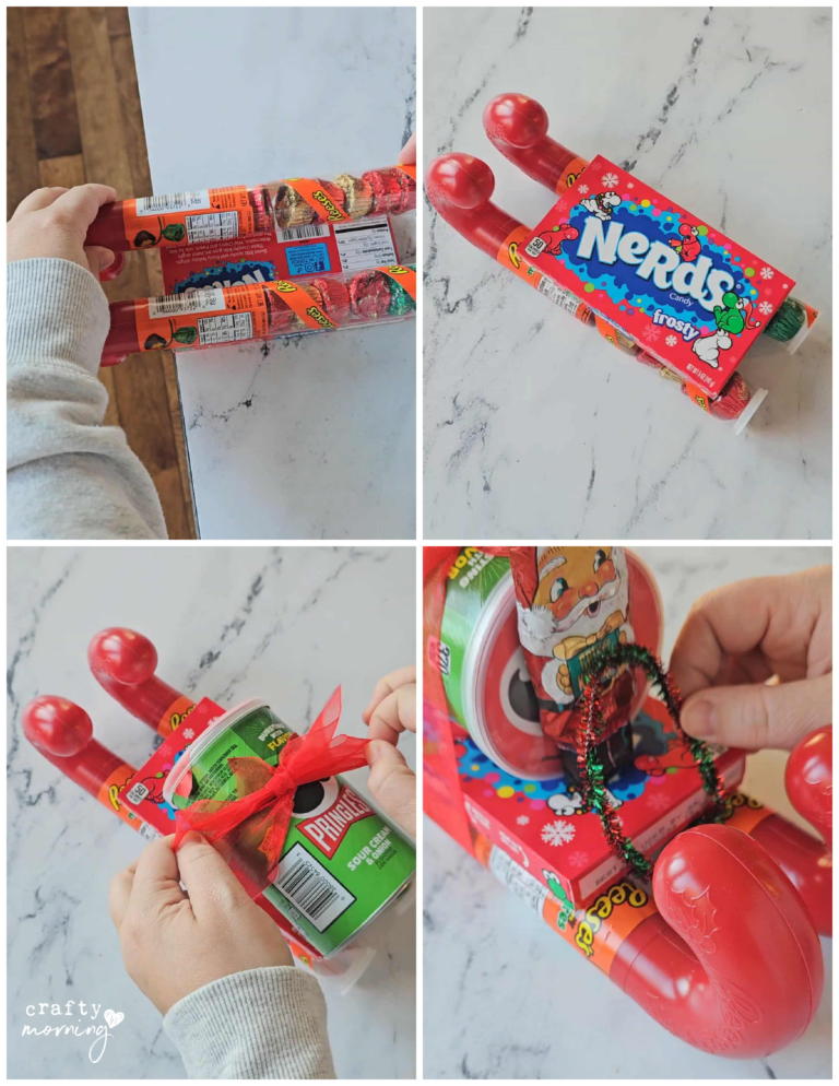 Santa's Sleigh Candy Gift Idea - Crafty Morning