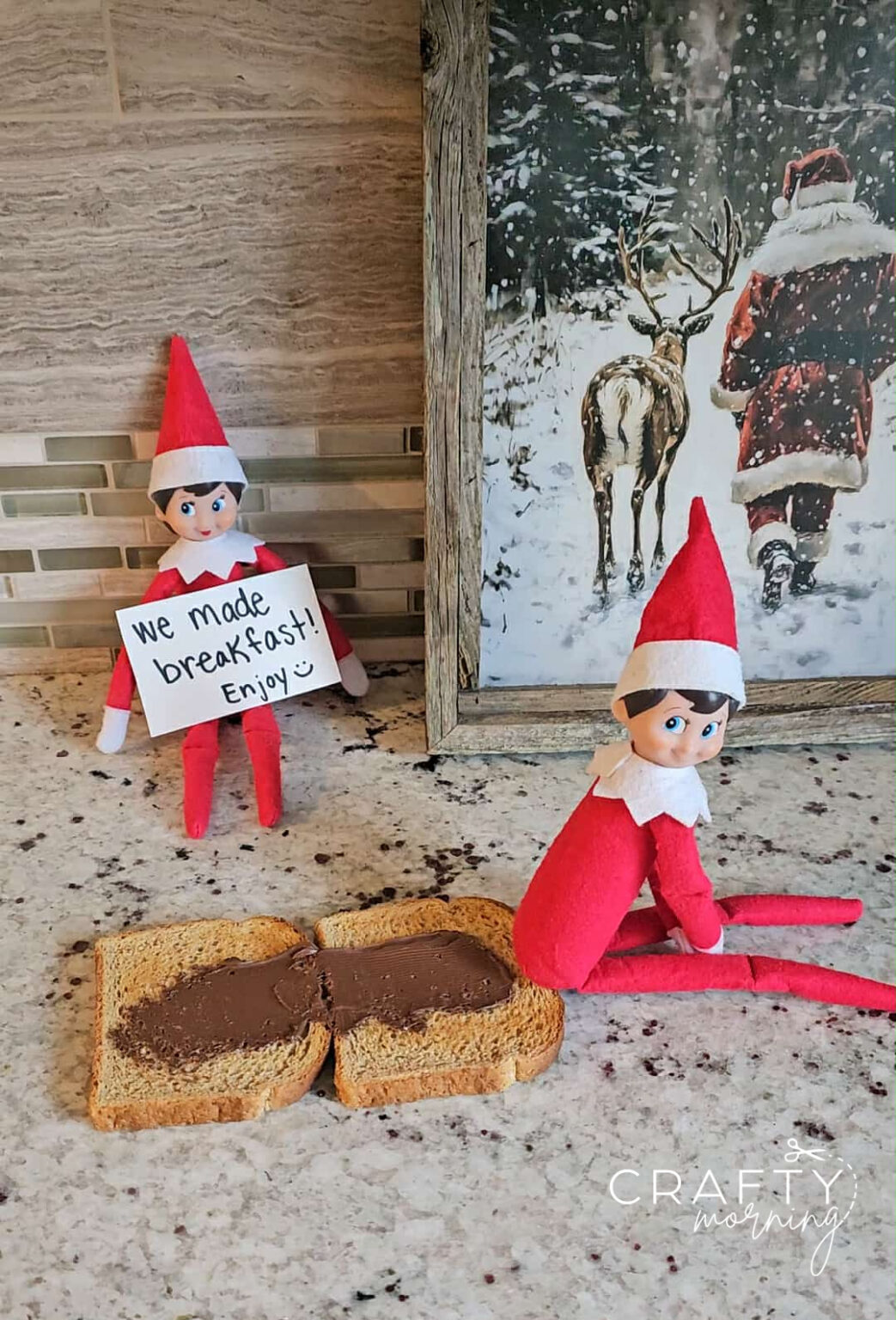 40+ Clever Elf on the Shelf Ideas - Crafty Morning