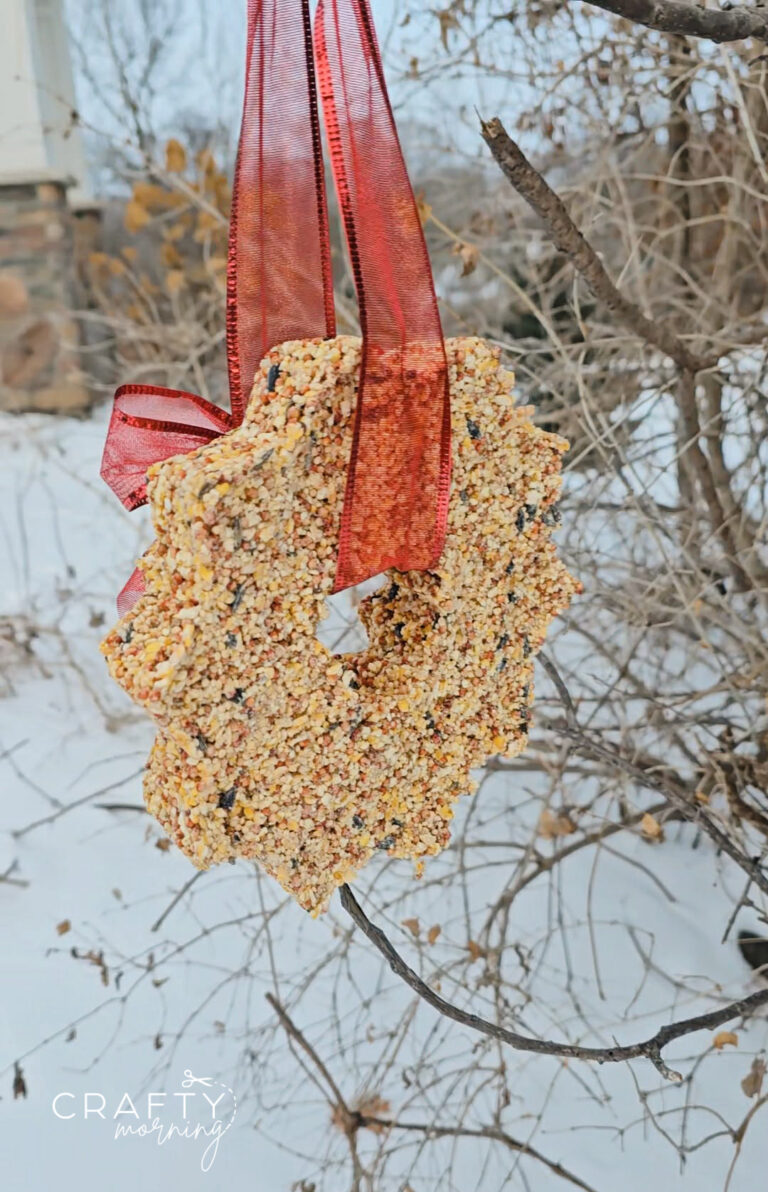 Bird Seed Bundt Pan Wreath - Crafty Morning