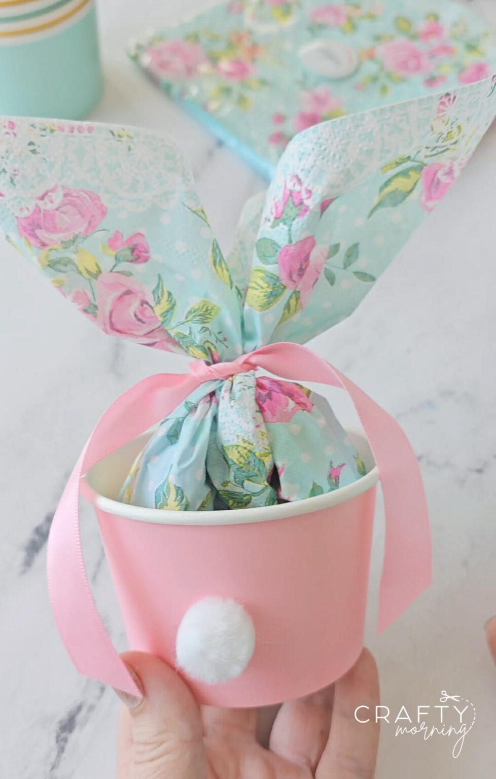 Easter Bunny Treat Cups - Crafty Morning