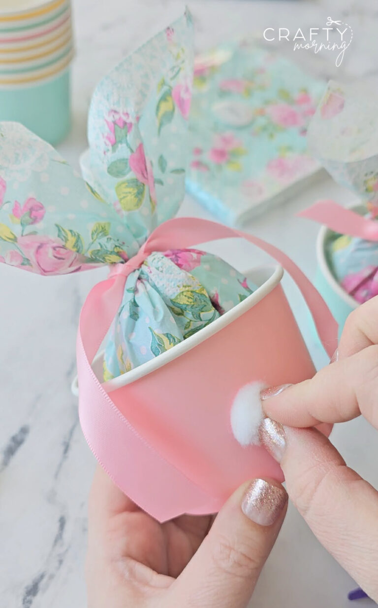 Easter Bunny Treat Cups - Crafty Morning